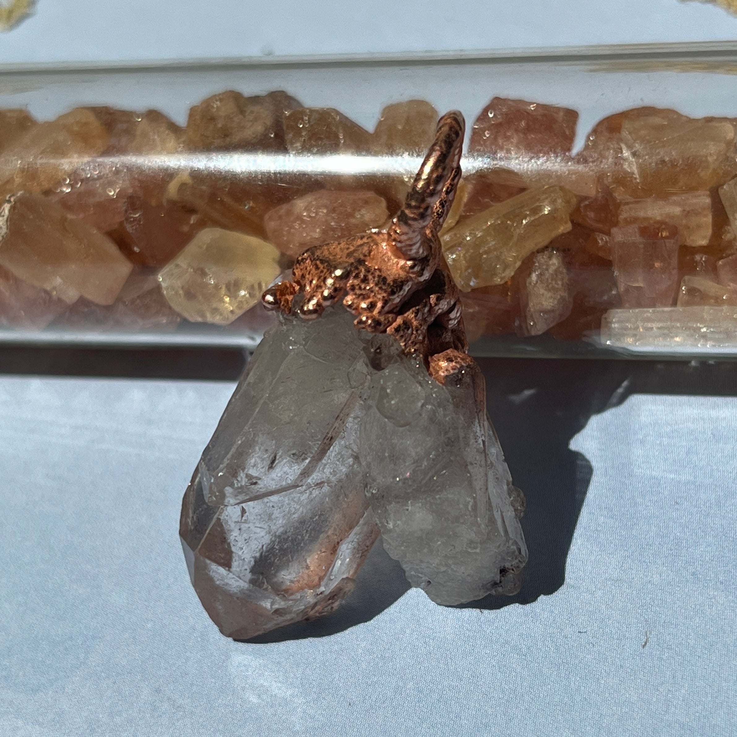 Lithium Quartz Crystal Pendant – Boho Bahia